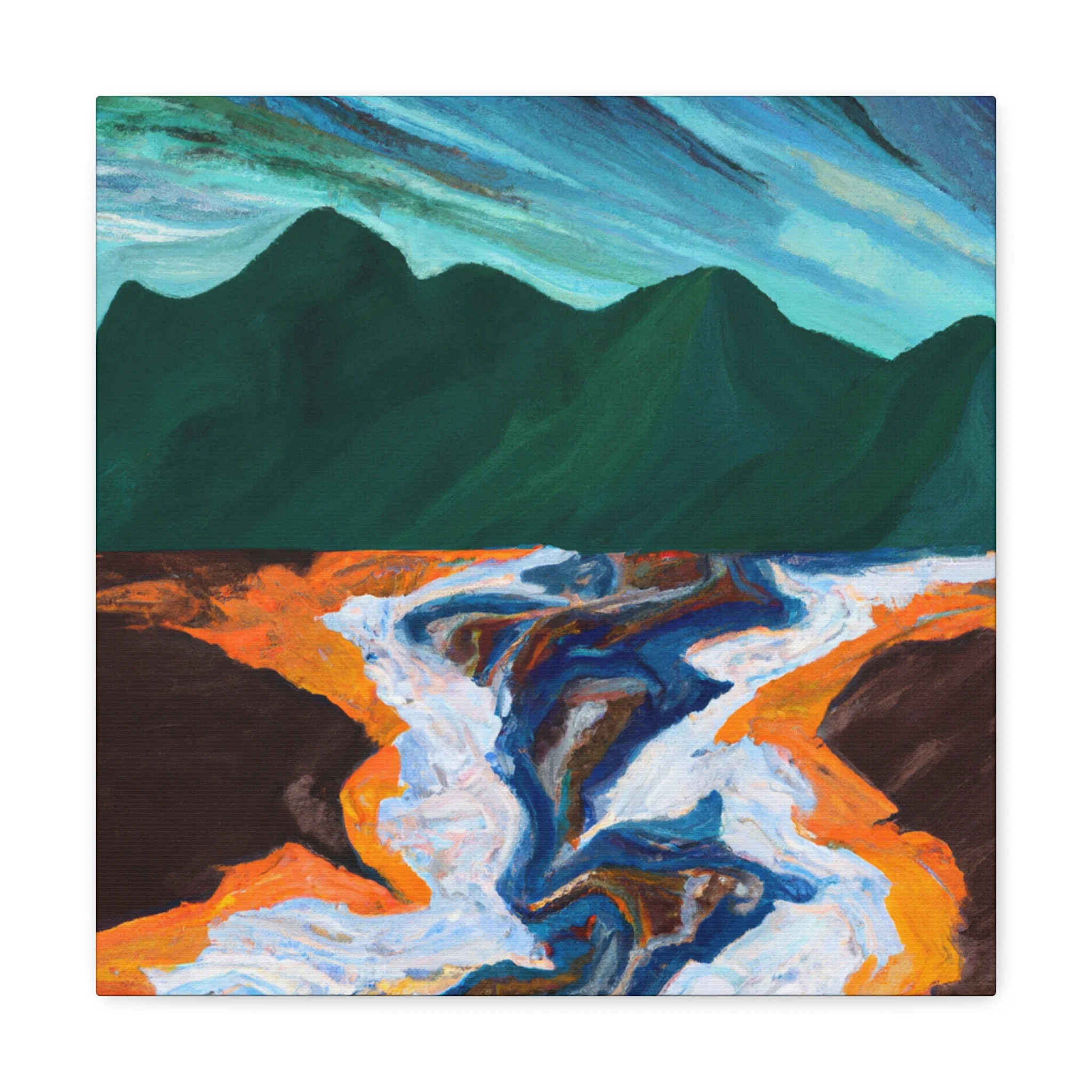 River of Reflection - Canvas - Walmart.com