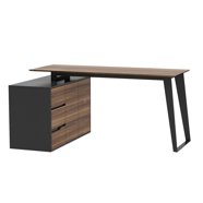 Orion Computer Desk, Maple - Walmart.com