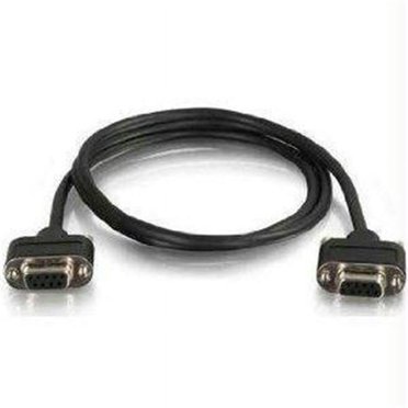 C2G 6ft Serial RS232 DB9 Cable with Low Profile Connectors F/F - In-Wall CMG-Rated - Walmart.com