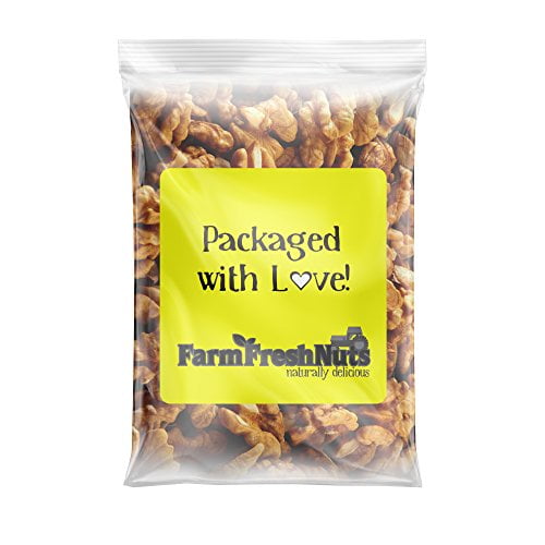 Farm Fresh Nuts Dry Roasted And Unsalted Walnuts 5 Lb