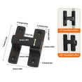 Zincs Alloy Flipping Safety Door Lock 90/180 Degree Sliding Door Lock ...