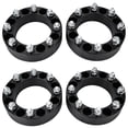2" 8x6.5 Wheel Spacers 8 Lug - Aluminum Silver, 130mm Bore, 9/16" Studs ...