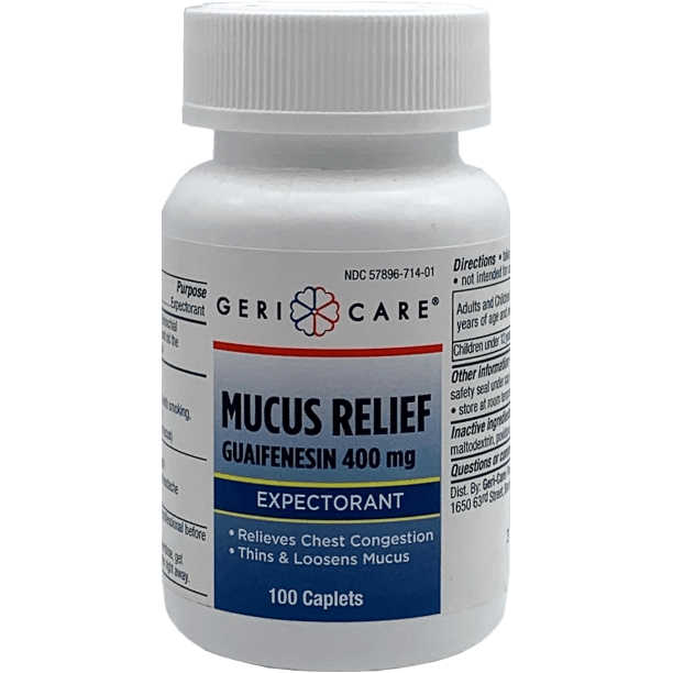 Expectorant Mucus Relief 400 mg / 100 count C GC - Walmart.com