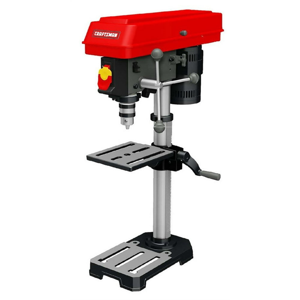 Craftsman 10 in. 5-Speed Drill Press 3.2 amps 2800 rpm - Walmart.com ...