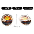 Acrylic Wind Chime Hanging Ornament with Artistic River Landscape Print ...