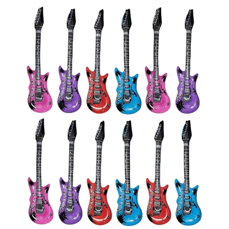 Zugar Land Rock Inflatable Guitar (40 Inches) Vinyl. Perfect Party ...