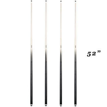 OKKO 36” 1-Piece Short House Pool Cue Sticks, High-Quality Hardwood ...