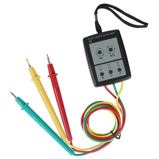 Phase Indicator,SP8030 Digital Phase Rotation Phase Sequence Indicator ...
