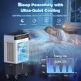 RISEON Swamp Cooler, 3500CFM 3-in-1 Evaporative Cooler, Dry-Run ...