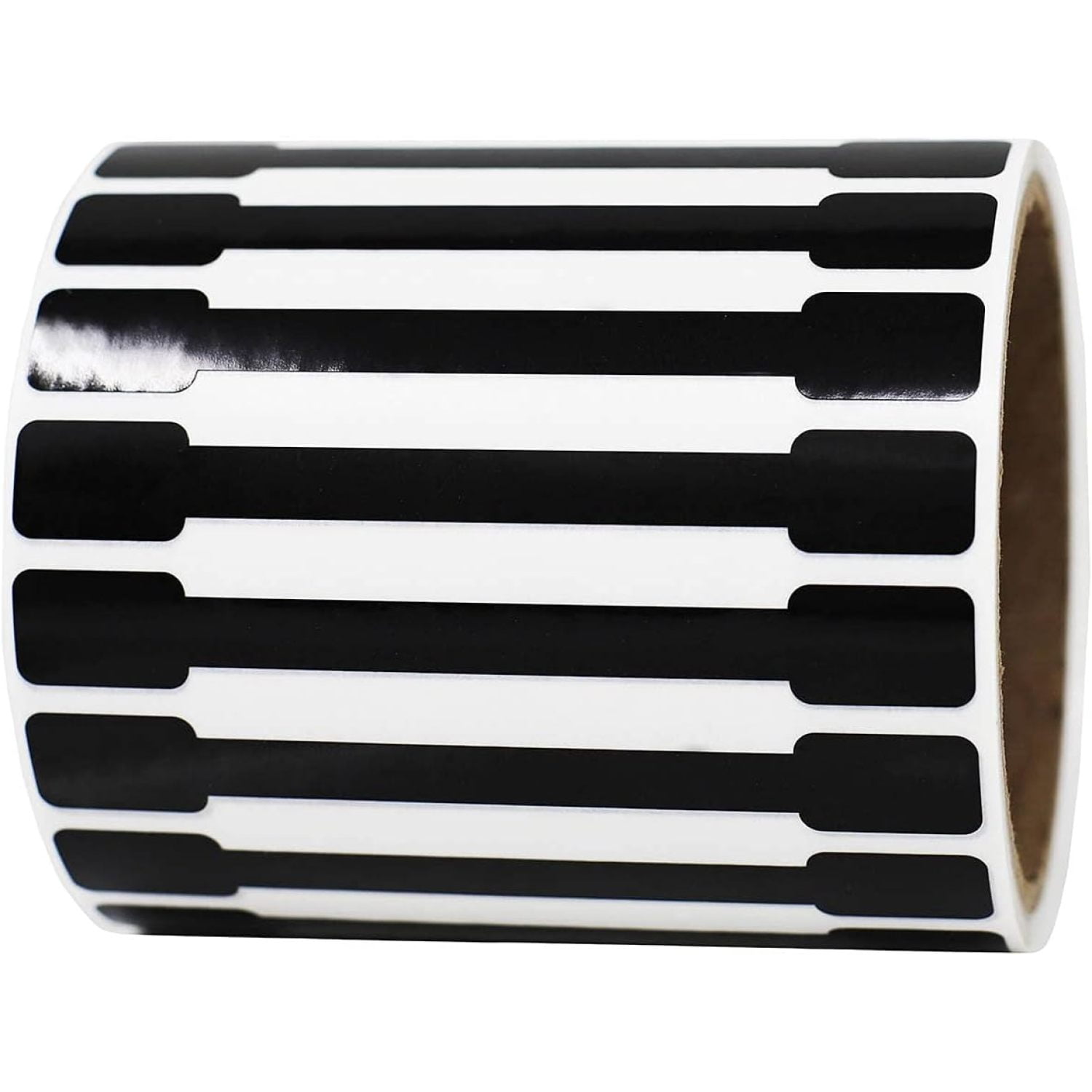 Black Blank Tamper Labels, 0.5 x 4" Inches 500 Total Labels - Walmart.com