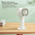 Handheld Fan with Ice Cooling, Cools Down to 60.8℉ Circular Cooling ...