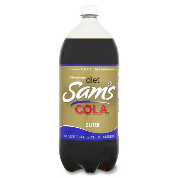 Sam's Cola Diet Caffeine-Free Soda, 2 Liter Bottle - Walmart.com