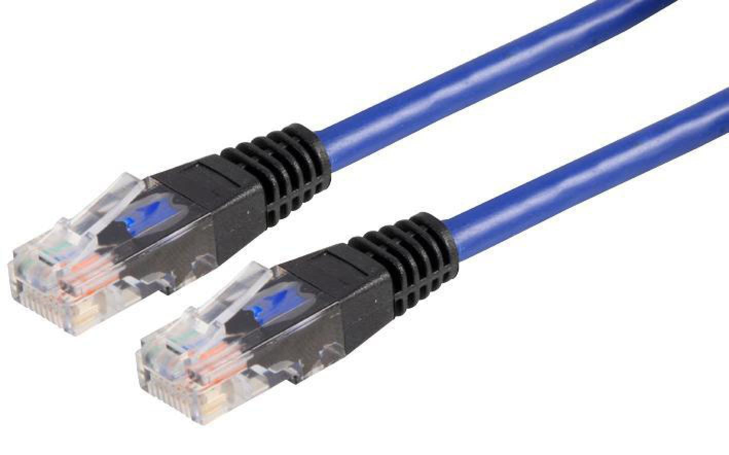 PRO SIGNAL - 0.5m Blue Cat5e Crossover Lead - Walmart.com