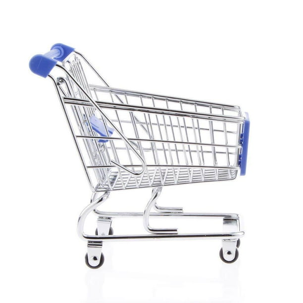 ziyahi Mini Shopping Cart Trolley Mini Cart Toy Size Shopping Handcart ...
