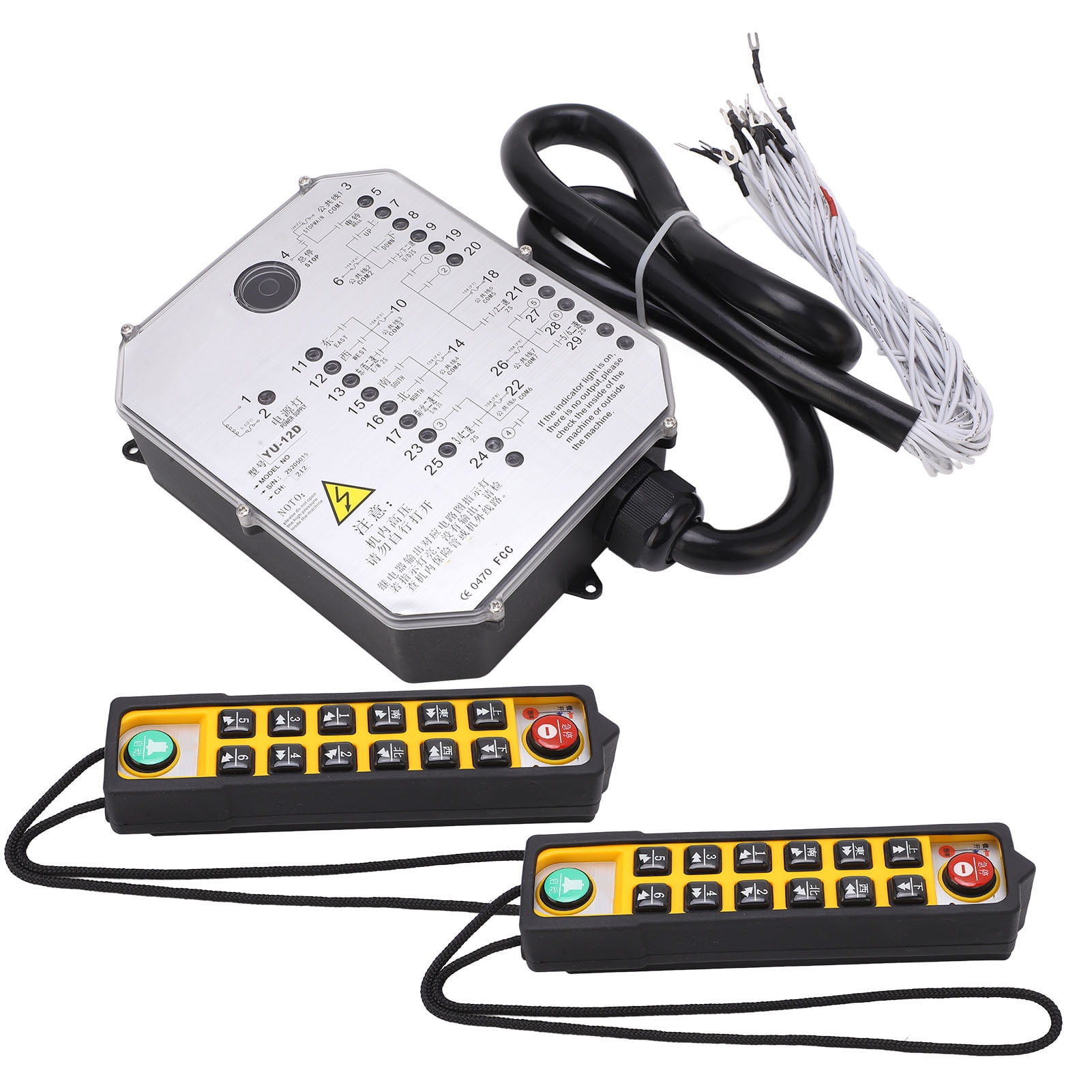 Receptor Transmisor Industrial, Control Remoto De Grúa Buena Protección ...