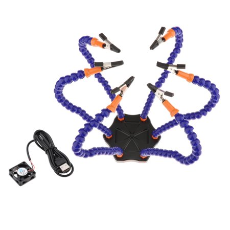 Professional Helping Hands Third Hand Tool 6 Flexible Arms for ...