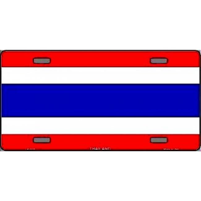 212 Main LP-1420 6 x 12 in. Thailand Flag Metal License Plate - Walmart.com