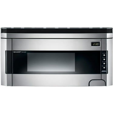 Sharp 1.5 Cu. Ft. 1000W Over-the-Range Microwave Oven with Concealed ...