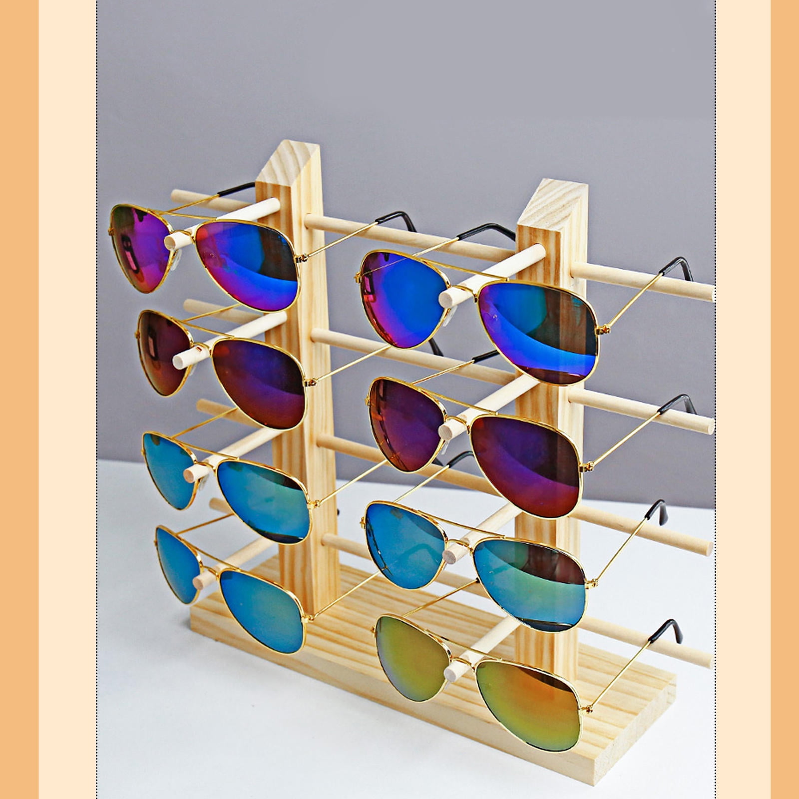 Click here for Wesievya 2pcs Sunglasses Shelf Wood 14.54x11.00x3.... prices