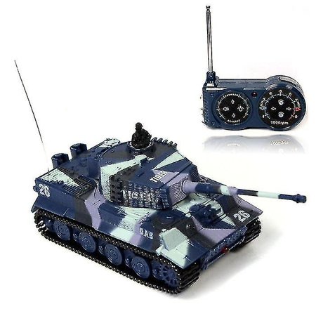 Remote Control Tiger Tank 14 Ch 1:72 Remote Control Simulation Armored ...