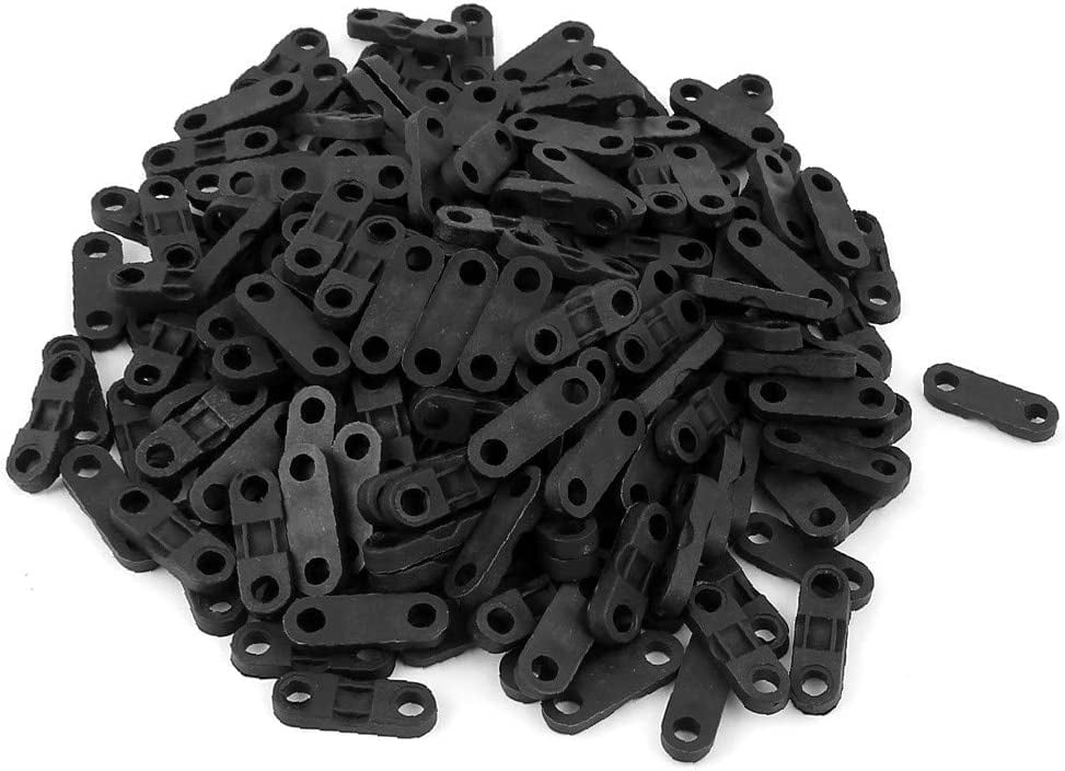 200 Pcs Plastic Cable Clamp Wire Tie Mount Screw Fixed Base Fastener ...