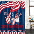 66x72 Inch Shower Curtains for Bathroom, American Flag 250 Year ...