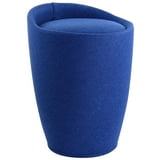 Elama 1 Piece Blue Denim Chair - Walmart.com