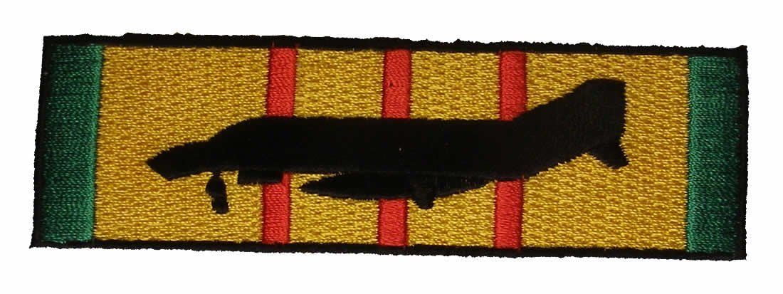 F-4 PHANTOM SPOOK SILHOUETTE ON VIETNAM SERVICE RIBBON PATCH USAF USMC ...