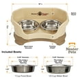 Neater Pets Neater Feeder Deluxe Mess-Proof Elevated Food & Water Bowls ...