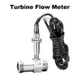 Flow Meter High Percision Pulse Counter Diesel Alcohol Oil 1/2 1" Water ...