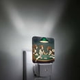 Cartoon Dog Playing Cards Plug-in LED Night Lights Poker Games Auto ...