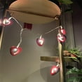 Lksixu LED Wooden Heart Lights String Lights Valentine's Day Proposal ...