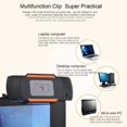 1080P Full HD USB Webcam with Microphone, Plug and Play, Adjustable ...