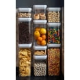 Airtight Food Storage Containers, BPA Free, Dishwasher Safe, Twist Lock ...