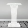 Acrylic Podium Stand w/ Wide Reading Surface Portable Lectern Pulpits ...