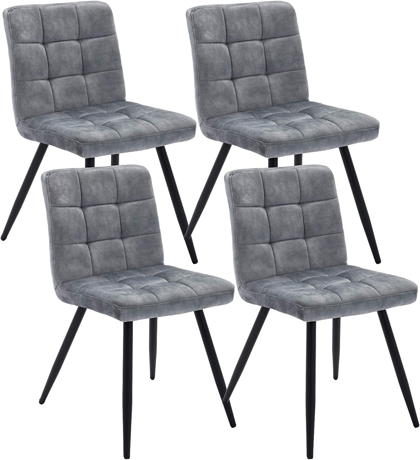Duhome Modern Dining Chair Set of 4 Velvet Dining Room Chairs with ...