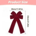 Christmas And Wedding Party Decoration Velvet Bow Pendant 30*54Cm ...