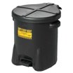 ULINE 6 Gallon Medical Waste Receptacle, Polyethylene, Red/Black ...