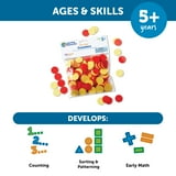 Learning Resources Two-Color Counters, Math Manipulatives, Ages 5 ...