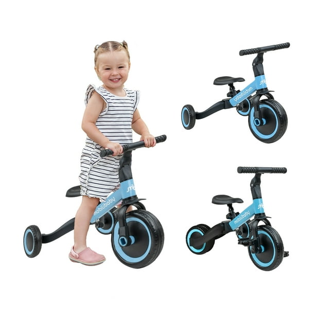 Triciclo y Bicicleta de Equilibrio 2 en 1 Montable para Niño o Niña con ...
