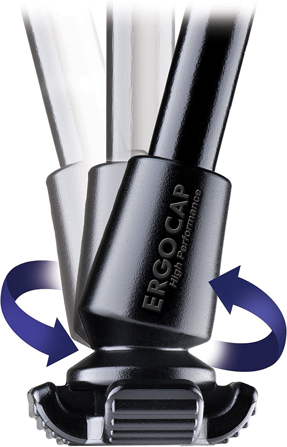 Ergocap High Performance Crutch Rubber Tip (Universal size for all ...