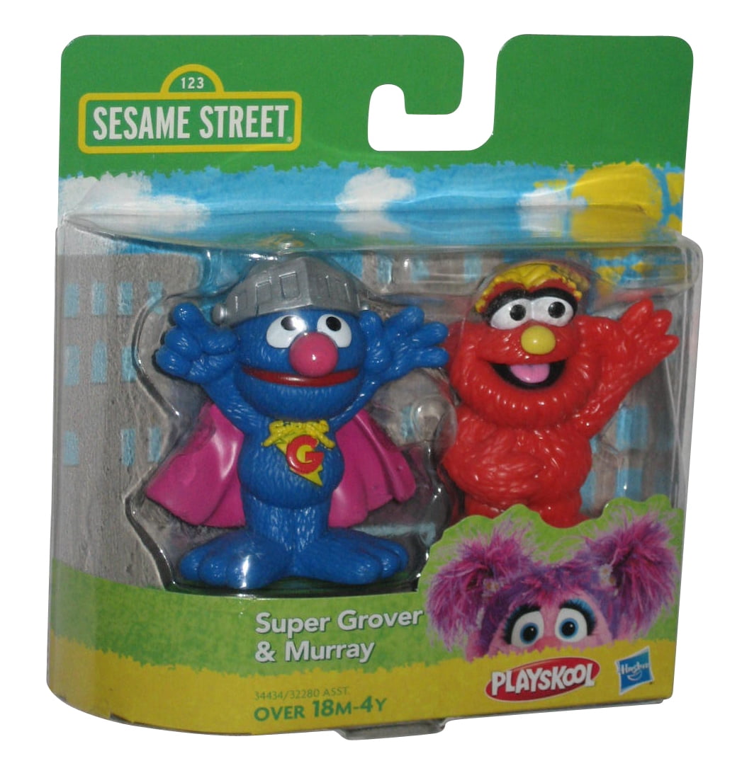 Sesame Street Super Grover & Murray (2011) Playskool Hasbro Figure 2 ...