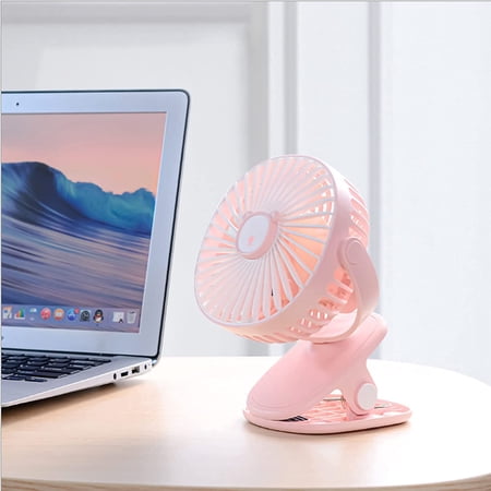 Rechargeable Portable Fan, Battery Operated Clip on Fan, USB Fan ...