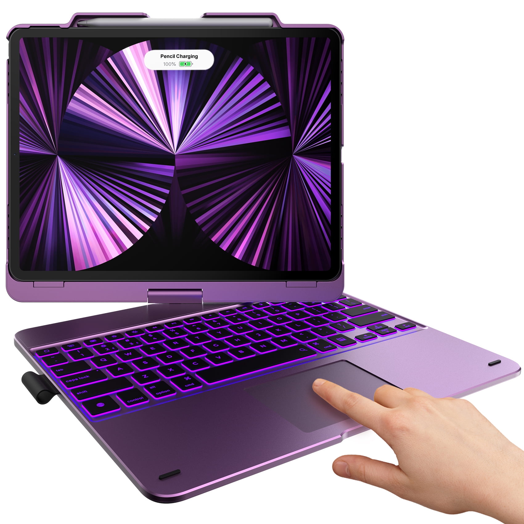 Typecase Touch Case with Keyboard for iPad Pro 12.9 2021, Backlit ...