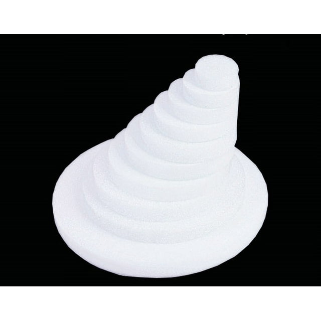 EPS Foam ROUND Disc 1" Thick Sizes 3"-12" Width Floral Arranger ...