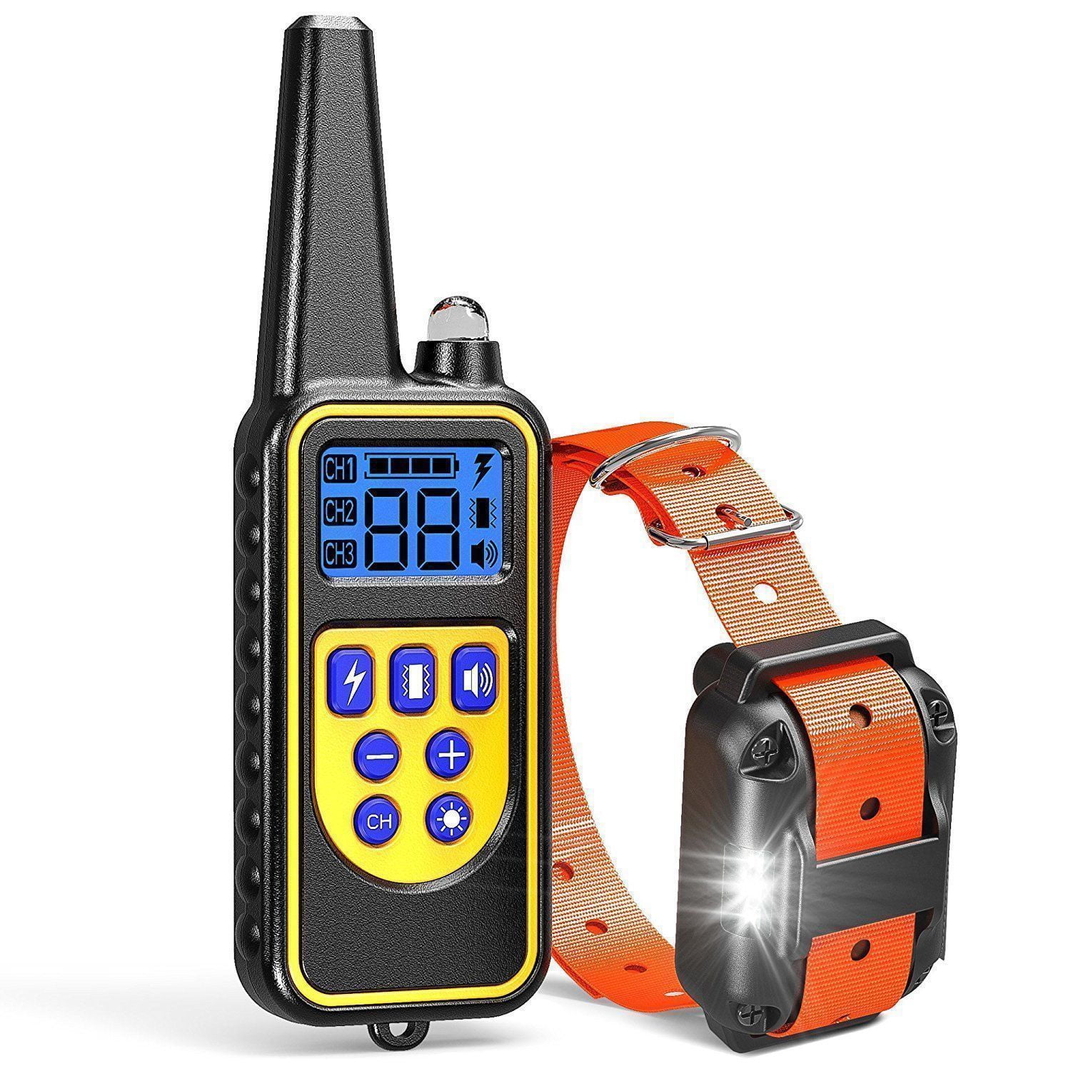Dog Shock Collar With Remote Waterproof Electric For Large 900 Yard Pet ...