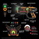 ArmoGear Infrared Laser Tag Set with Guns and Vests, Mega Pack Set of 4 ...