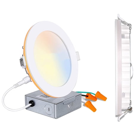 1 piece 4"9W 5-color integrated ETL certified ultra-thin led panel ...