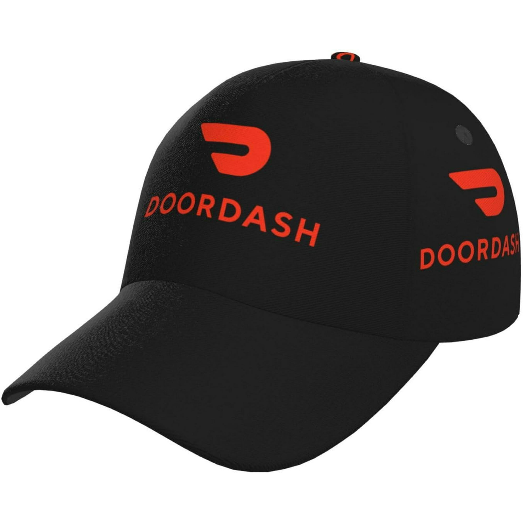 Click here for Doordashs Hat Curved Brim Baseball Cap Adjustable... prices