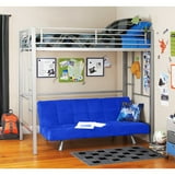 your zone mini futon lounger, multiple colors - Walmart.com